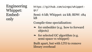 Whippet: A new production embeddable garbage collector for Guile | PDF