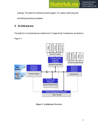 An E-Business Integration And Collaboration Platform For B2B E-Commerce | PDF