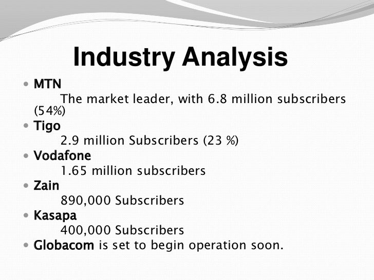 Industry Analysis Business Plan Sample Industry Analysis Business Plan Sample