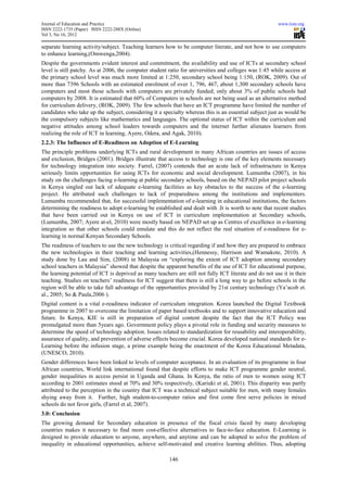 An e learning approach to secondary school education | PDF