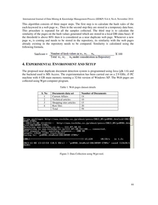A NEAR-DUPLICATE DETECTION ALGORITHM TO FACILITATE DOCUMENT CLUSTERING | PDF