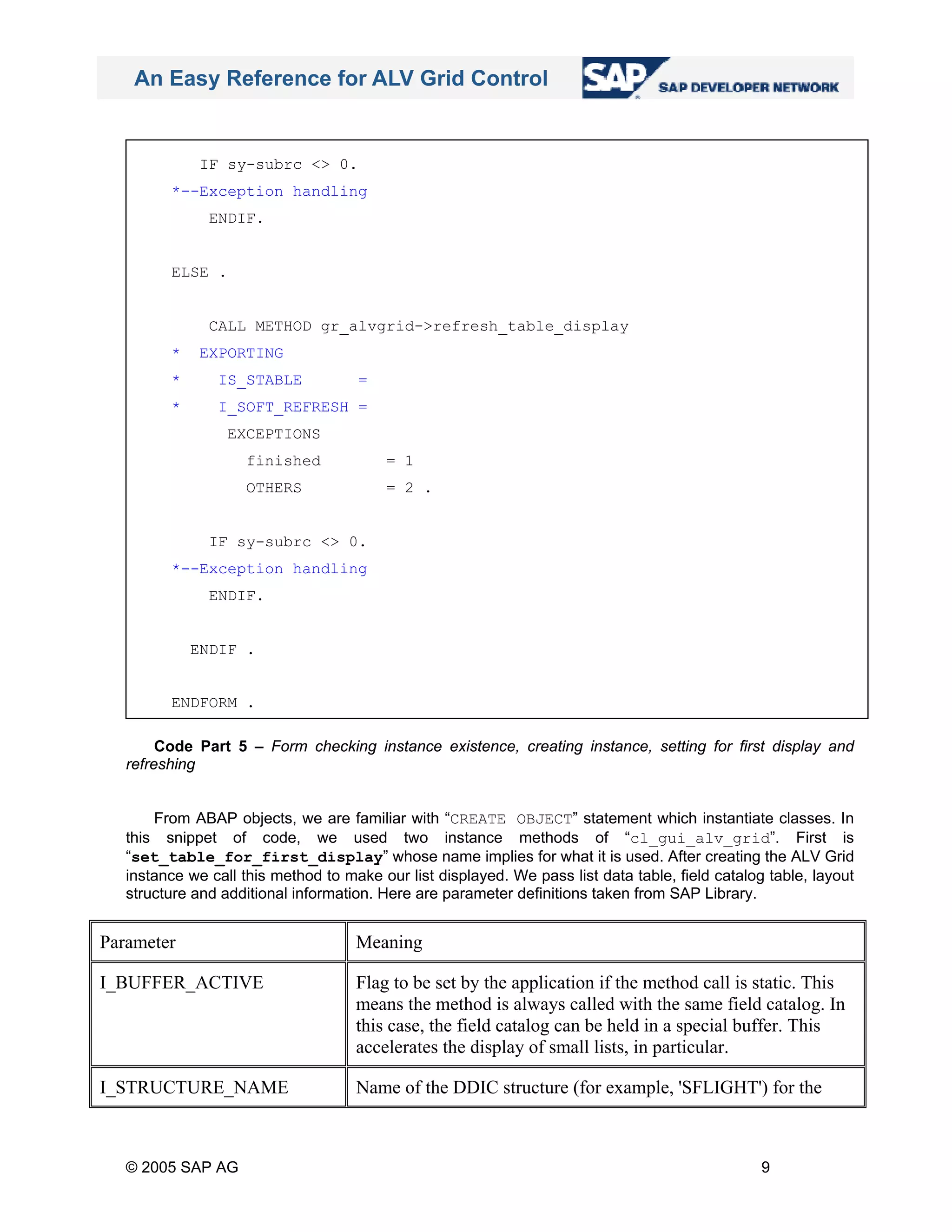 An easy reference for alv grid control (1) | PDF | Desktop Publishing | Computer Software and ...