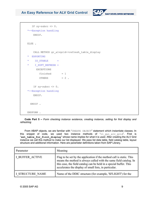 An easy reference for alv grid control (1) | PDF | Desktop Publishing | Computer Software and ...