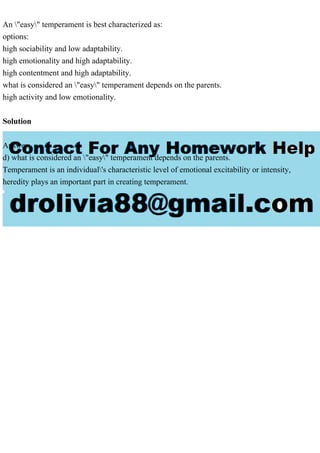 An easy temperament is best characterized asoptionshigh so.pdf