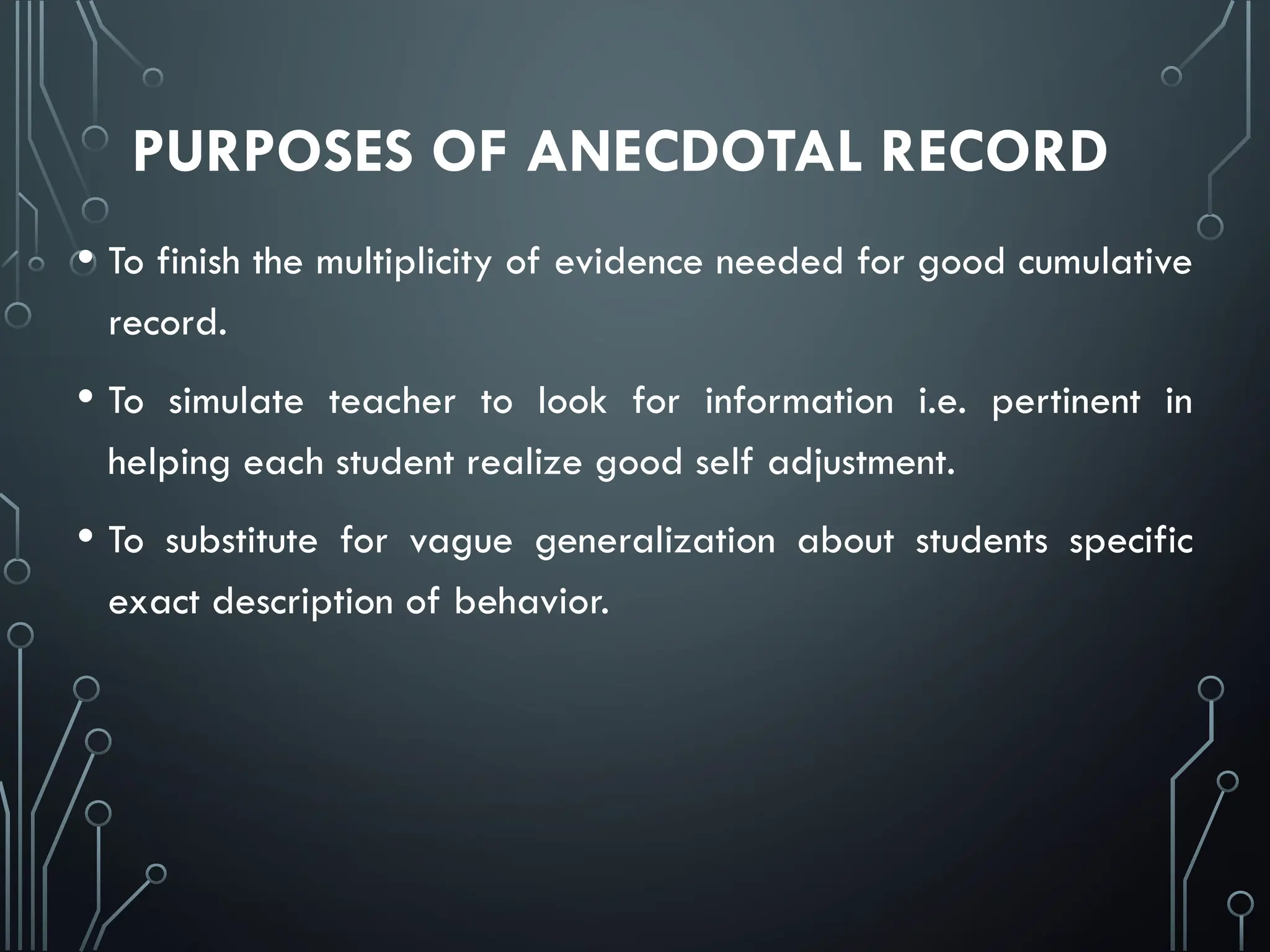 anecdotal presentation.pptx anecdotal redord | PPTX