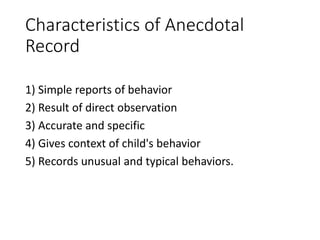 Anecdotal Recor-WPS Office.pptx......... | PPT