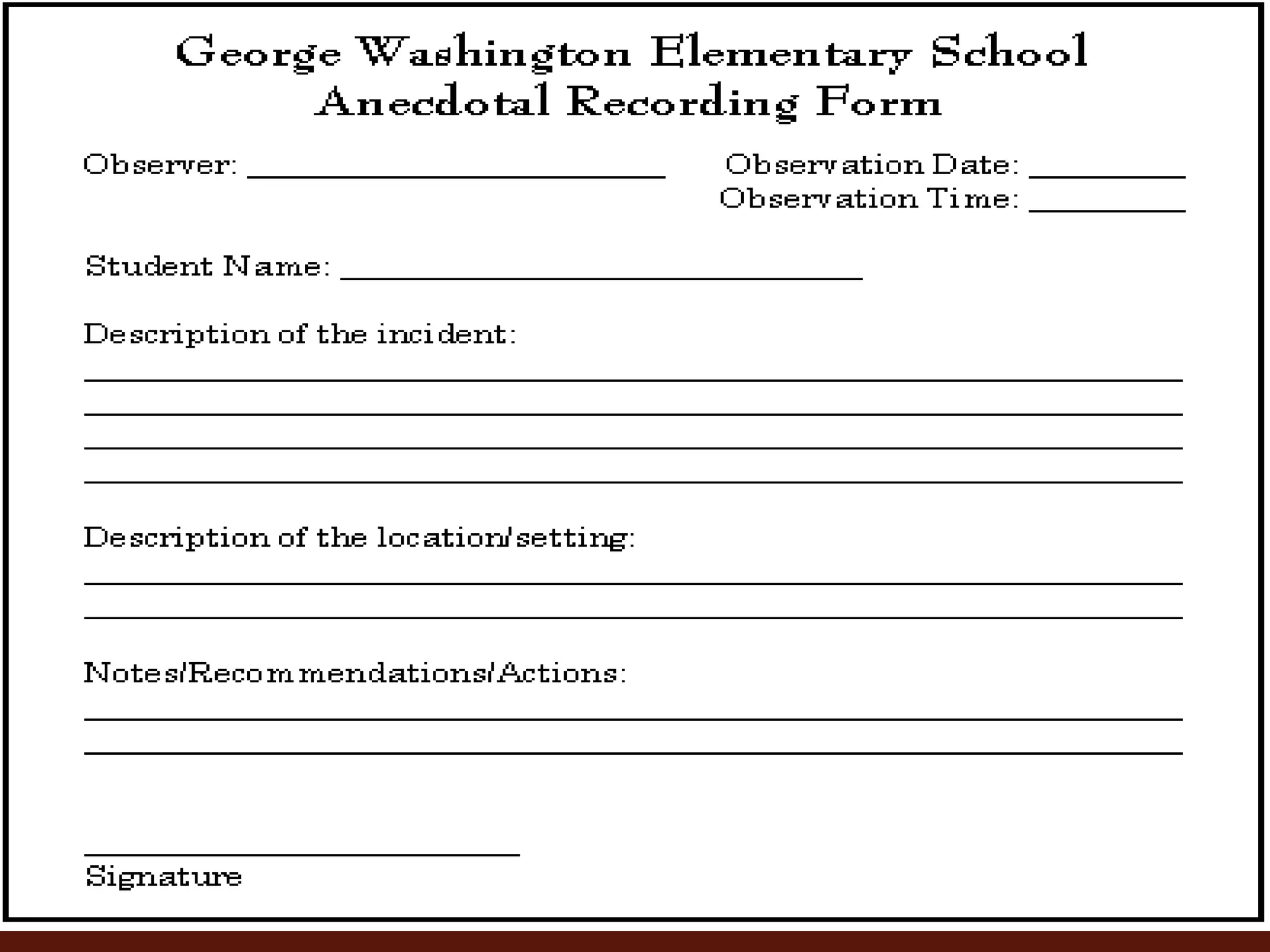 Anecdotal record | PPTX