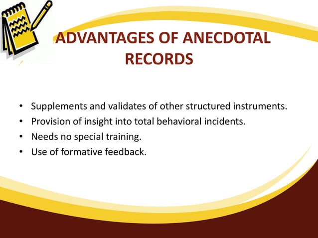 Anecdotal record | PPTX