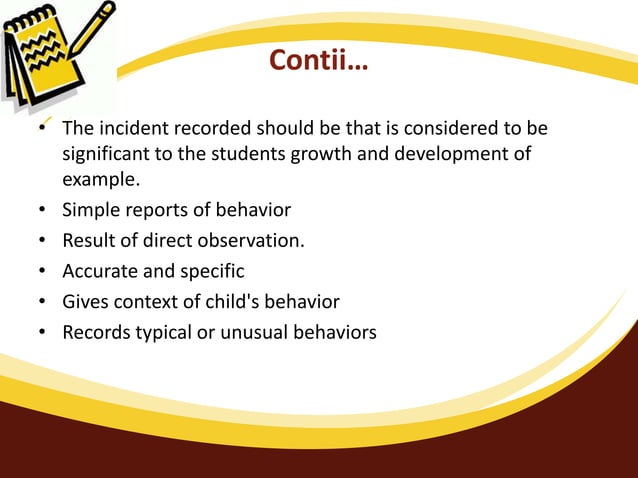 Anecdotal record | PPTX