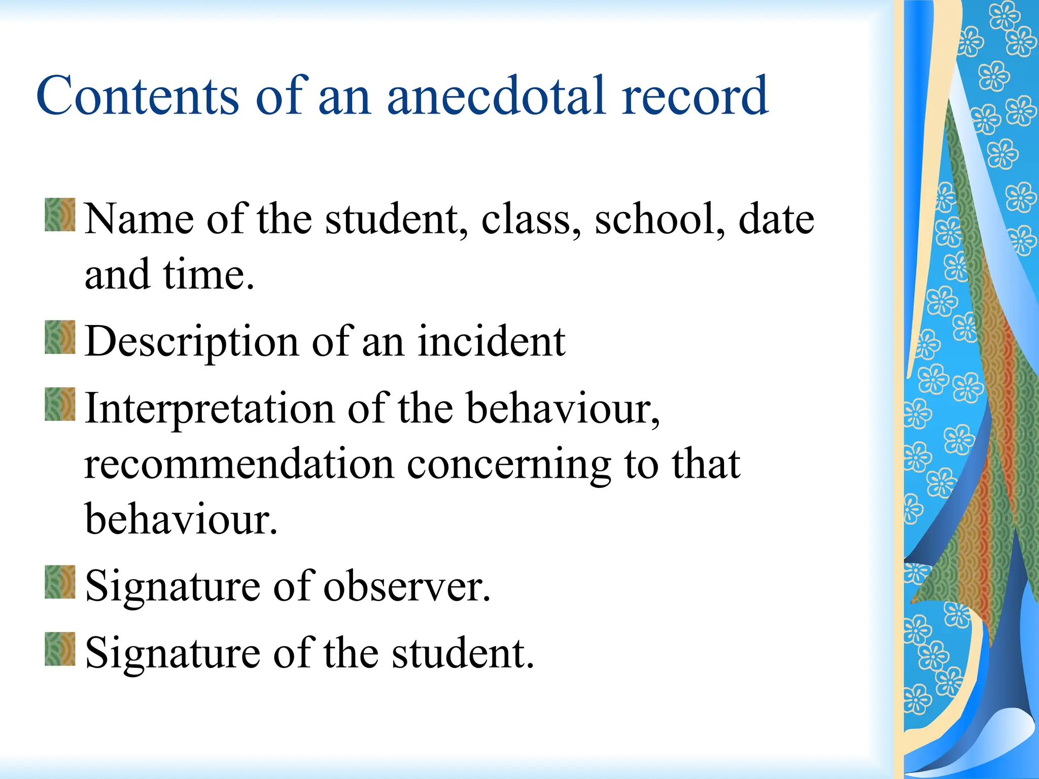 Anecdotal Record- Communicative English.ppt