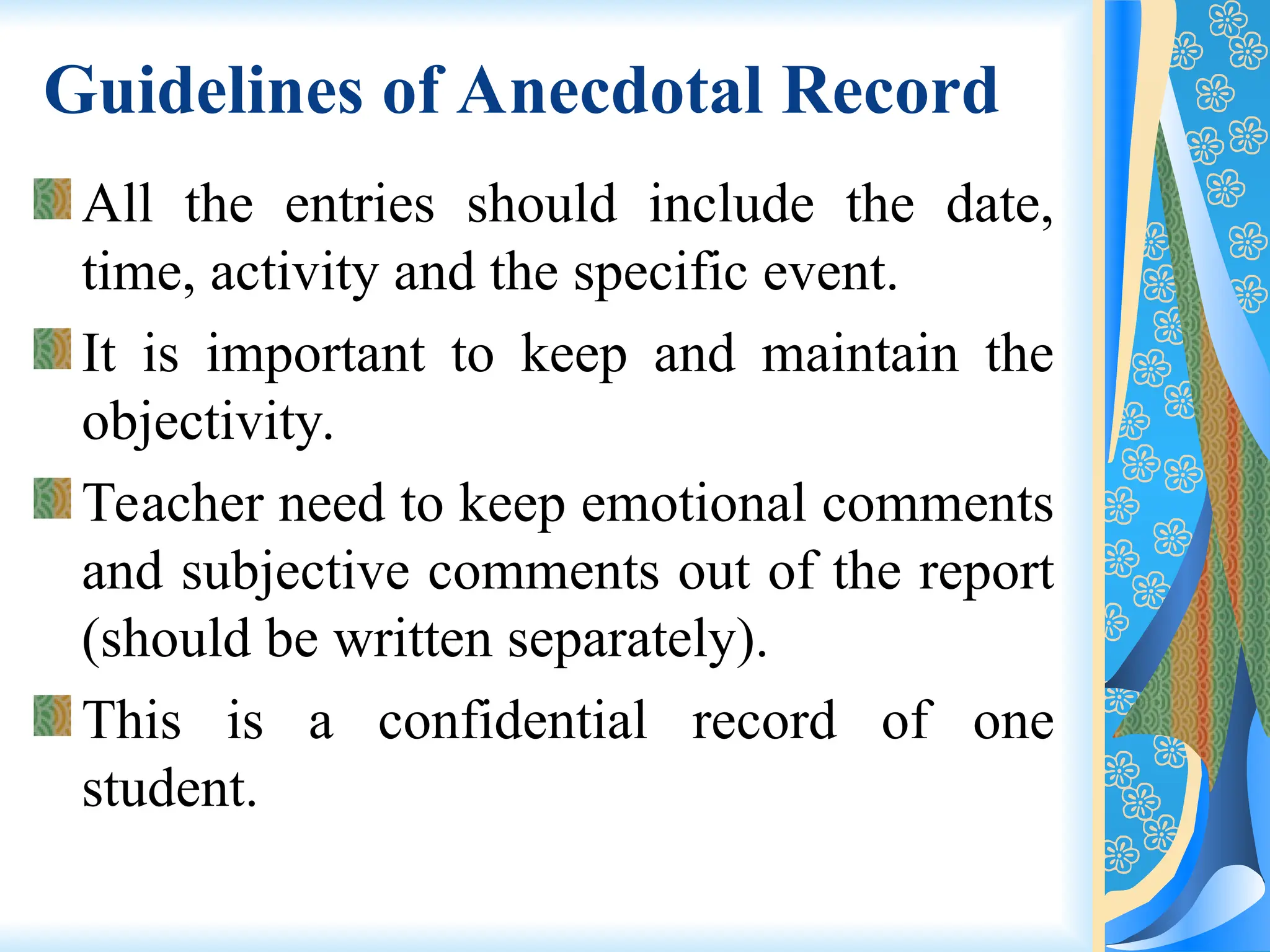 Anecdotal Record- Communicative English.ppt
