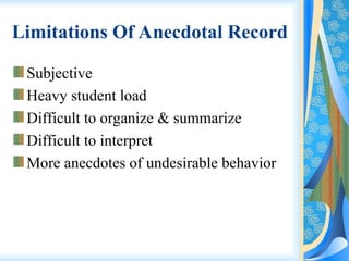 Anecdotal Record- Communicative English.ppt