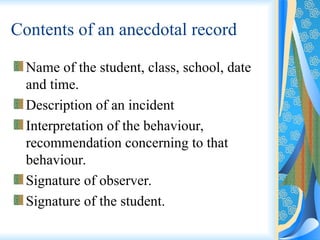 Anecdotal Record- Communicative English.ppt