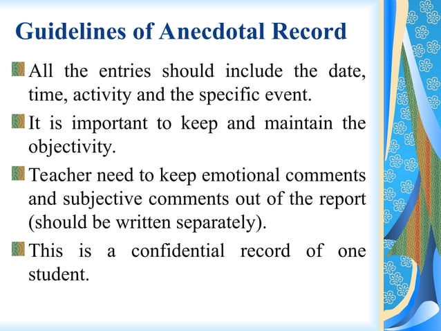 Anecdotal Record- Communicative English.ppt