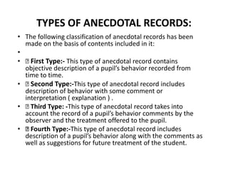 Anecdotal Records.OM VERMA | PDF