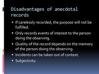 Anecdotal scale , attitude scale , CRITICAL INCIDENT REPORT | PPTX