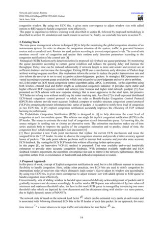 An ecn approach to congestion control mechanisms in mobile ad hoc ...