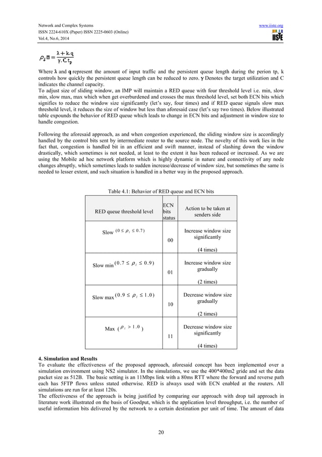 An ecn approach to congestion control mechanisms in mobile ad hoc ...