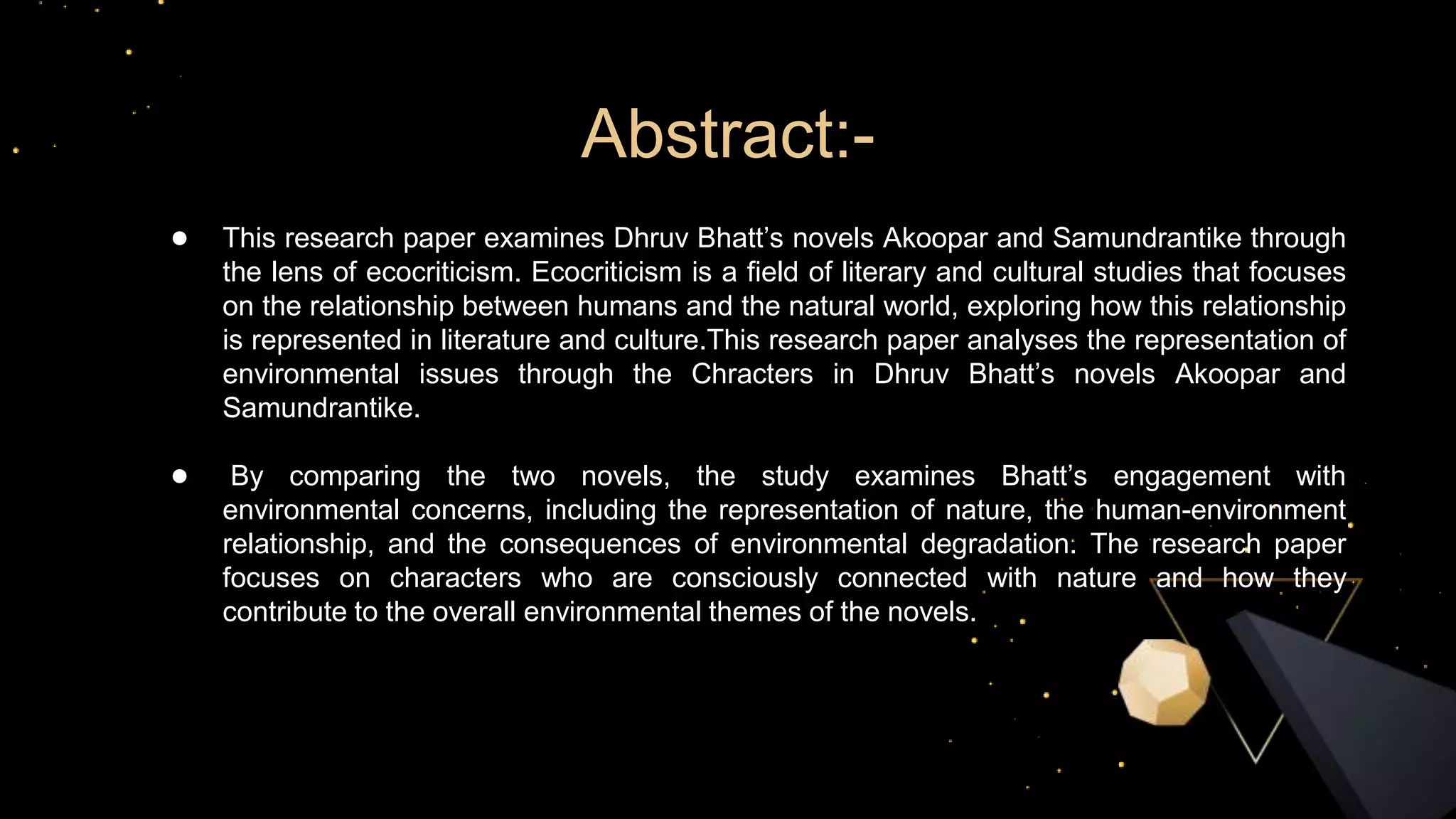 An Ecocritical Comparative Study_ The Human-Nature Relationship in ...