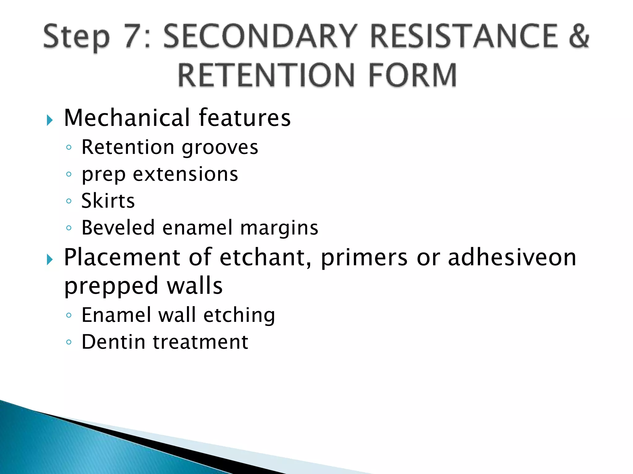 Fundamentals of tooth preparation | PPTX