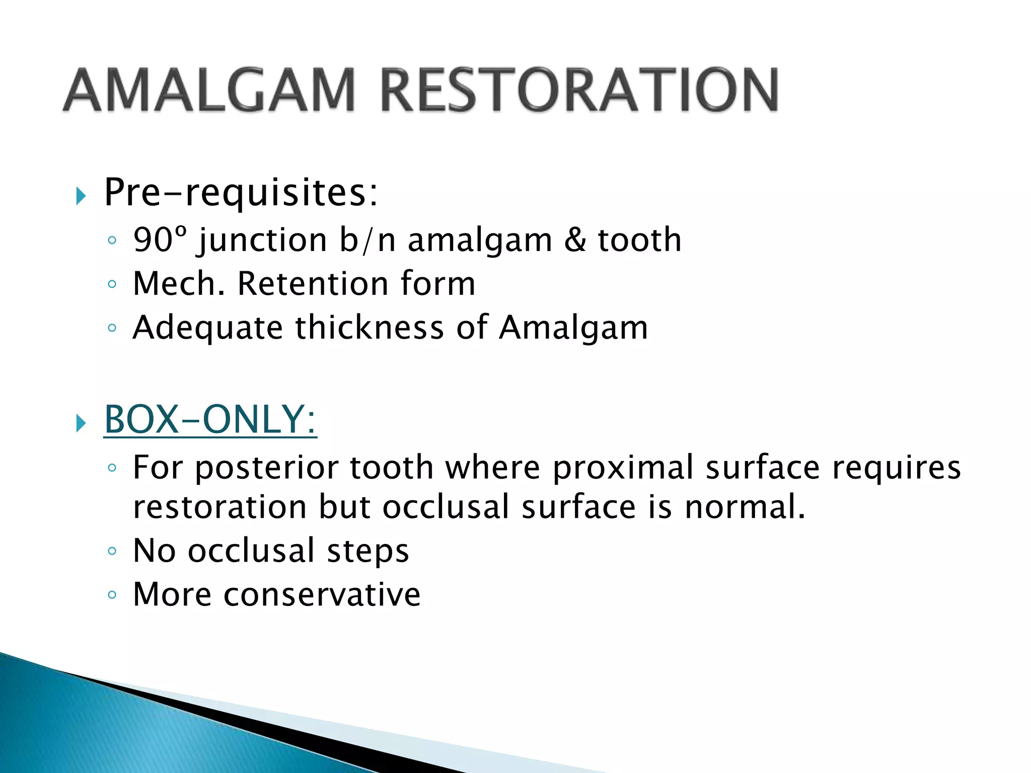 Fundamentals of tooth preparation | PPTX