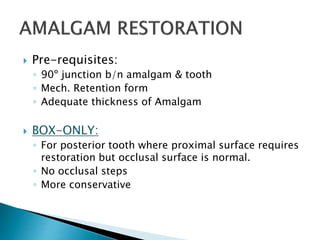 Fundamentals of tooth preparation | PPTX