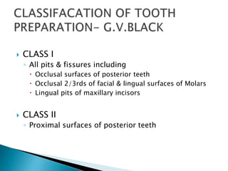 Fundamentals of tooth preparation | PPTX