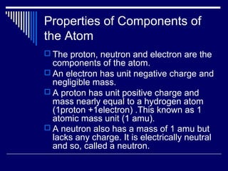 Aneesh bapat structure of an atom | PPT