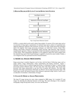 AN EFFECTIVE AND EFFICIENT FEATURE SELECTION METHOD FOR LUNG CANCER ...