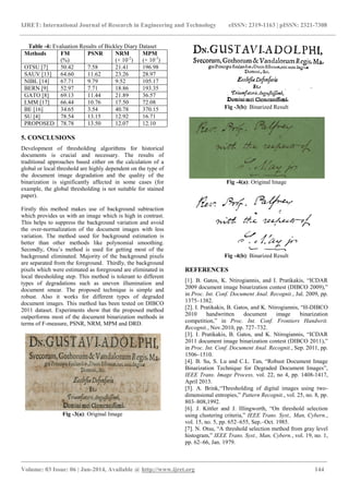An effective and robust technique for the binarization of degraded ...