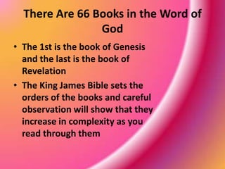 Encouraging words An effective bible reading plan | PPTX