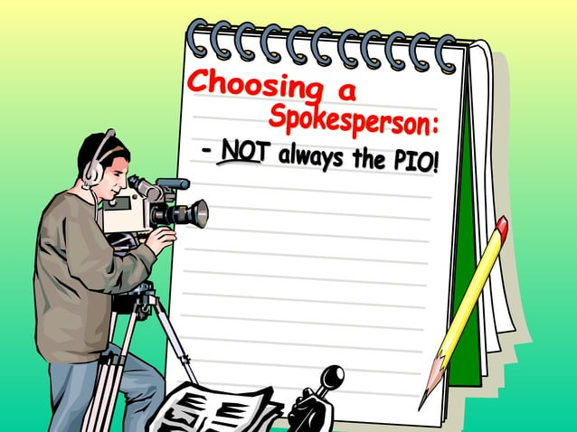 An Effective Spokesperson | PPT
