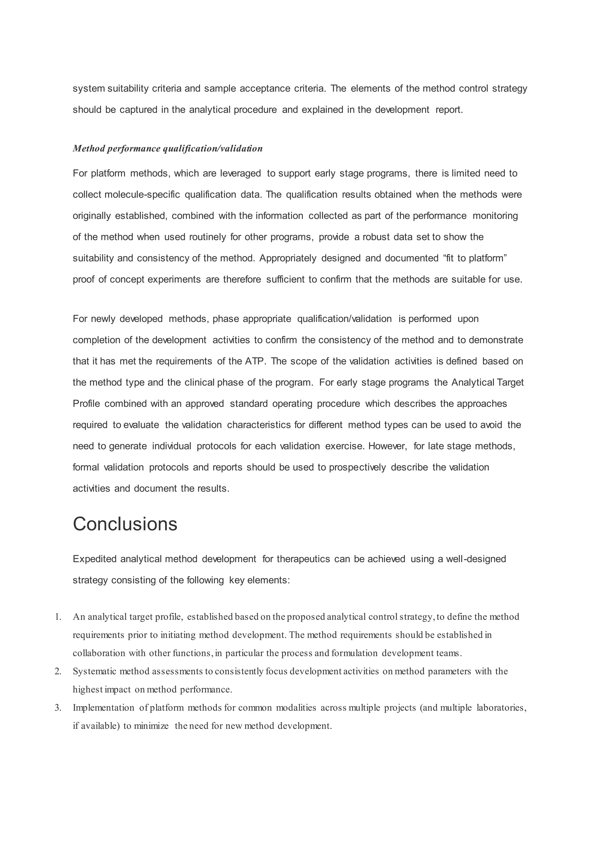 An efficient analytical development strategy for rapid development of biopharmaceuticals | DOCX