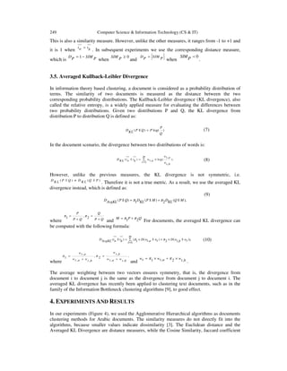 AN EFFICIENT APPROACH TO IMPROVE ARABIC DOCUMENTS CLUSTERING BASED ON A NEW KEYPHRASES ...