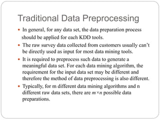An efficient data preprocessing method for mining | PPT