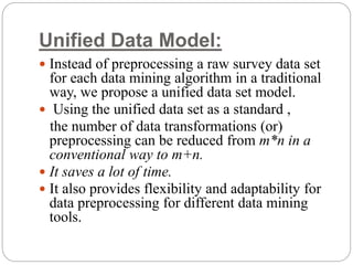 An efficient data preprocessing method for mining | PPT
