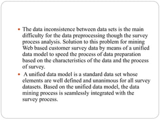 An efficient data preprocessing method for mining | PPT
