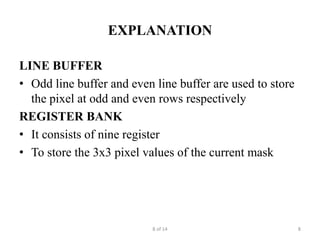 An efficient denoising architecture for removing impulse noise | PPTX