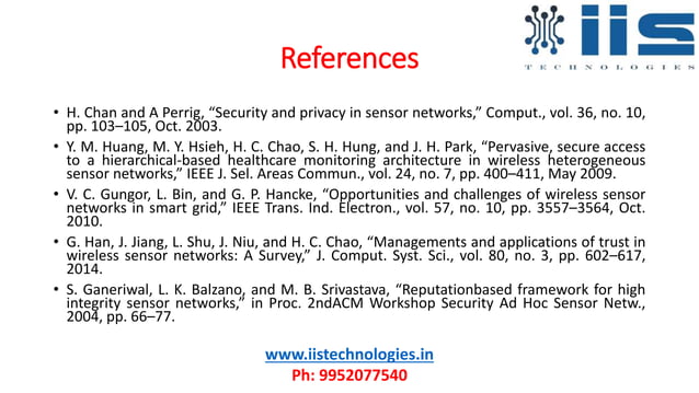 An efficient distributed trust model for wireless sensor networks | PPTX