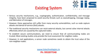 An efficient distributed trust model for wireless sensor networks | PPTX