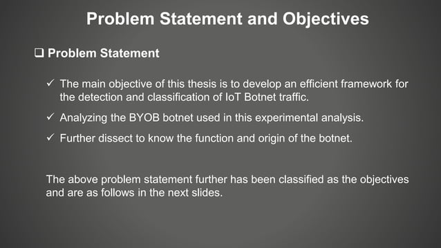 An Efficient Framework For Detection And Classification Of Iot Botnet Pptx