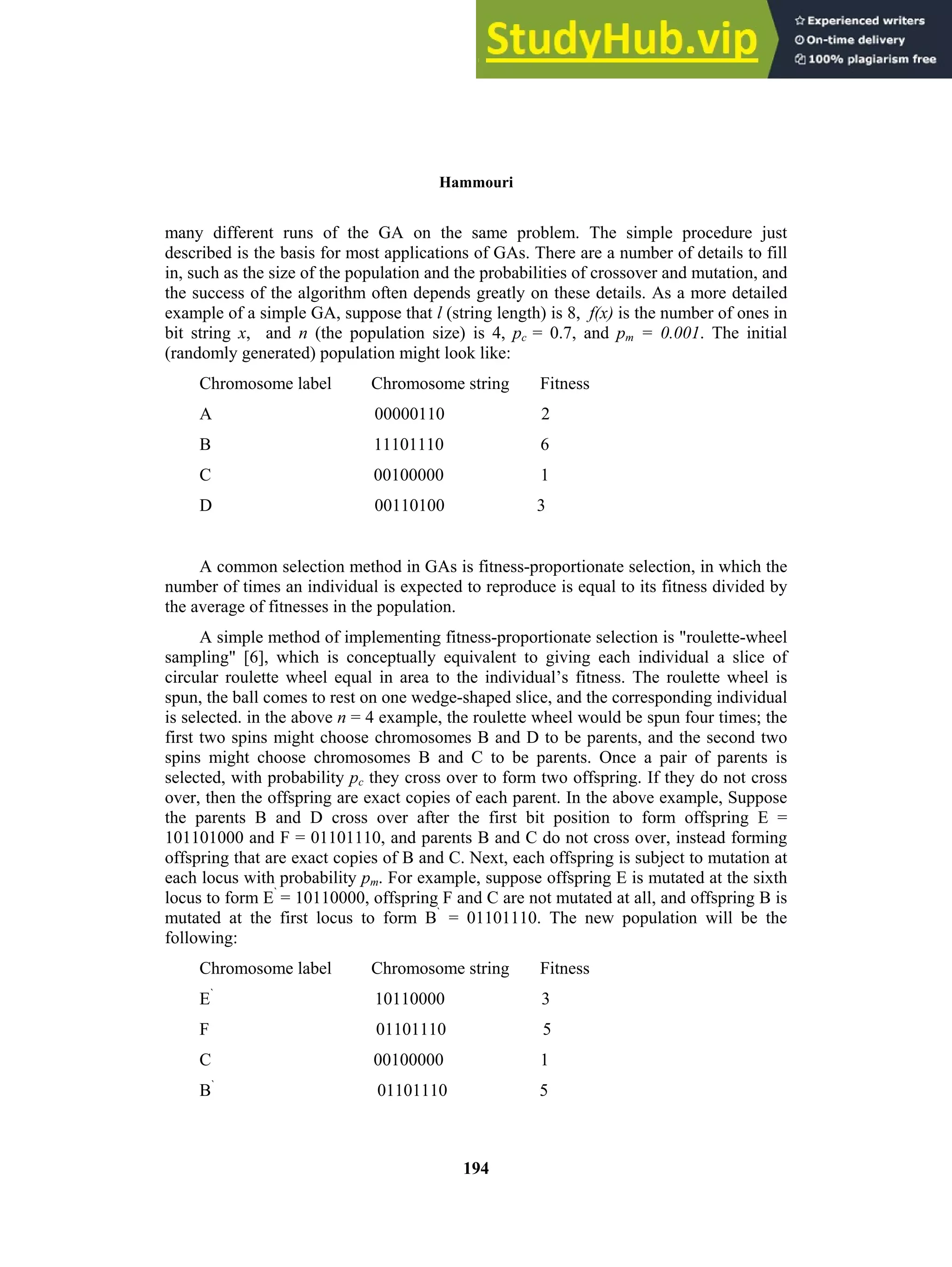 An Efficient Genetic Algorithm For Solving Knapsack Problempdf