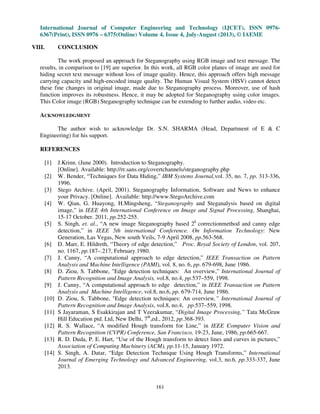 An efficient hash based steganography technique for text message using col | PDF
