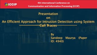 An efficient HIDS using System Call Traces.pptx