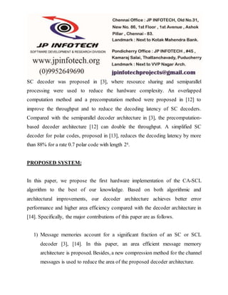 An efficient list decoder architecture for polar codes | PDF