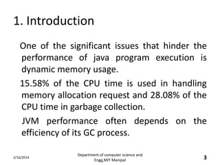 An efficient memory system for java Garbage Collection | PPT