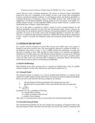 An efficient model for reducing soft blocking probability in wireless cellular networks | PDF