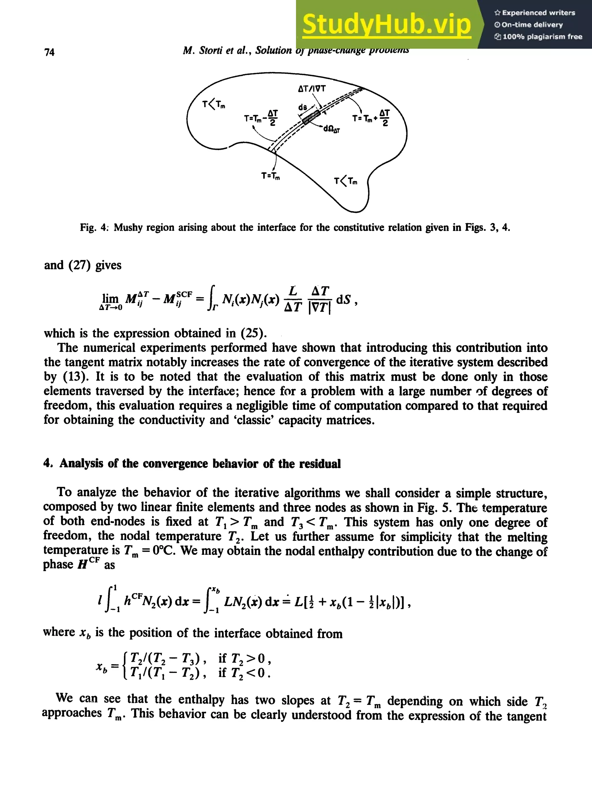An Efficient Tangent Scheme For Solving Phase-Change Problems | PDF