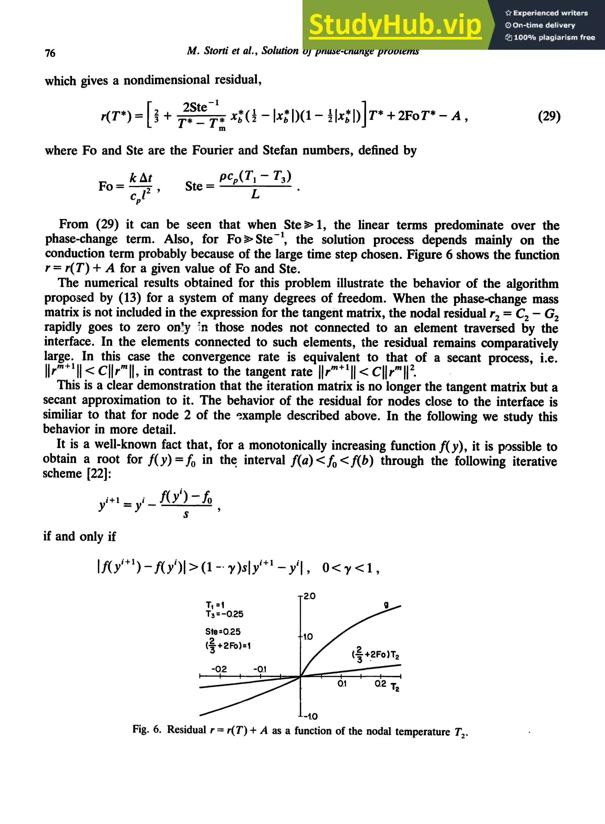 An Efficient Tangent Scheme For Solving Phase-Change Problems | PDF