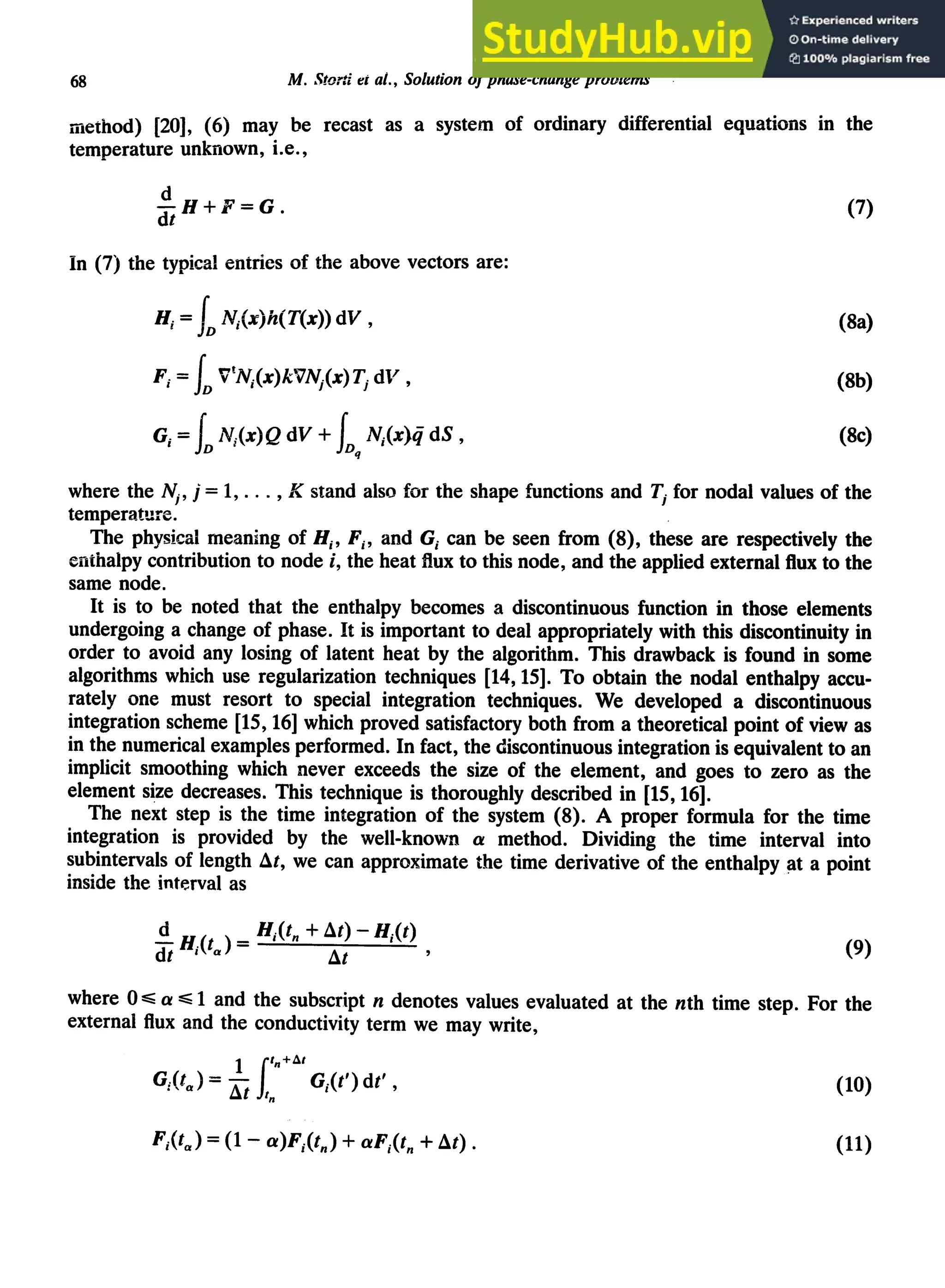 An Efficient Tangent Scheme For Solving Phase-Change Problems | PDF